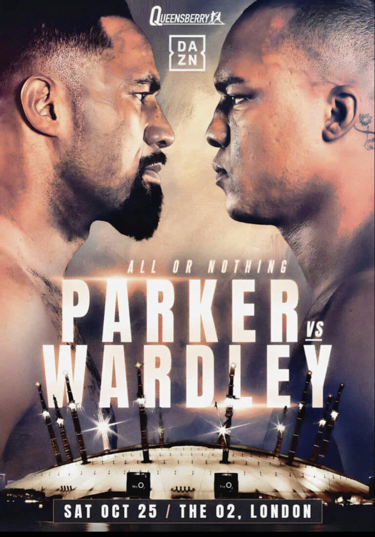 joseph Parker vs. Fabio Wardley- Start Time, Fight Card, Betting Odds ...
